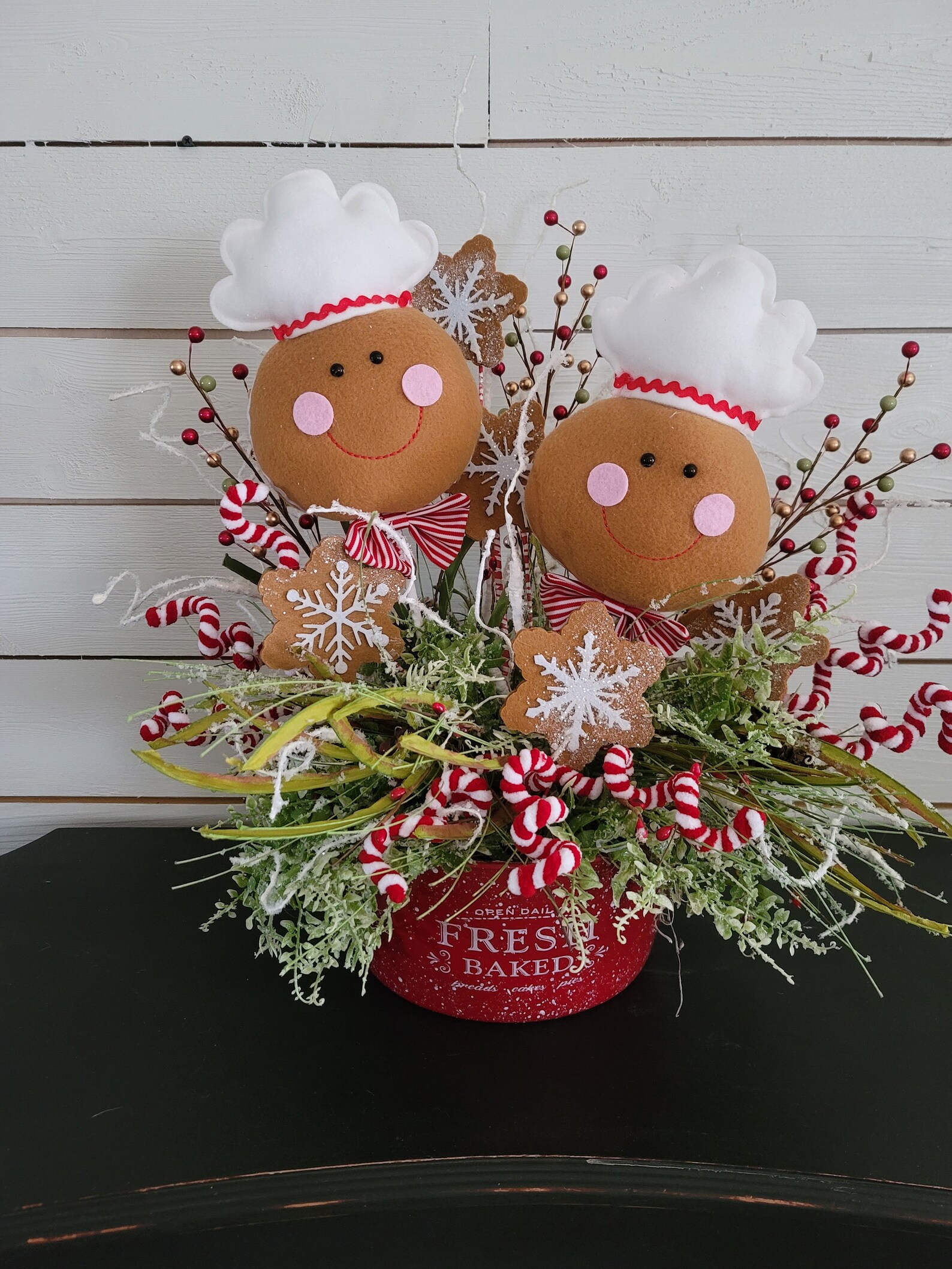 Gingerbread Centerpiece, Gingerbread Decor, Christmas Decor, Christmas ...