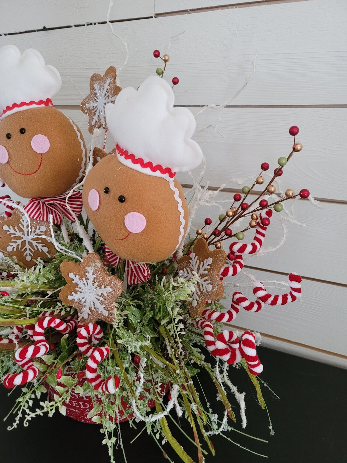 Gingerbread Centerpiece, Gingerbread Decor, Christmas Decor, Christmas ...
