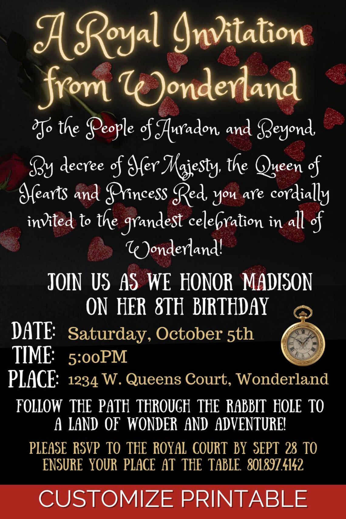 Descendants 4 Rise of Red Wonderland Queen of Hearts Princess Red Royal ...