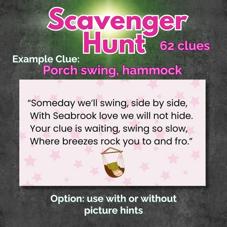 Zombies Scavenger Hunt: Zombies Game Birthday Party Activity, Custom ...