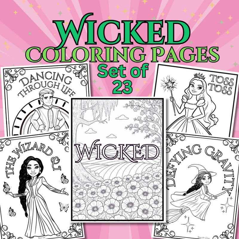 Sticker Coloring Page - Etsy