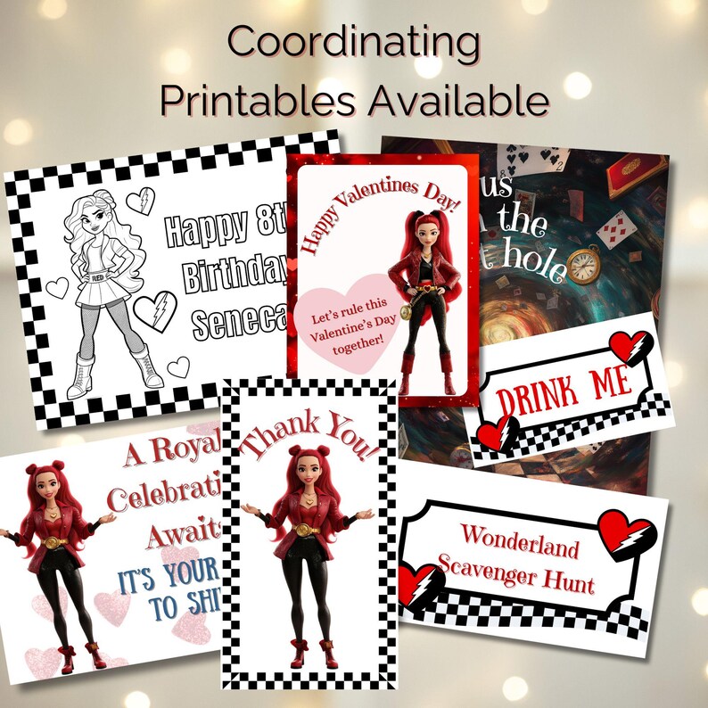 Red Descendants 4 Rise of Red, Wonderland Queen of Hearts, Princess Red ...