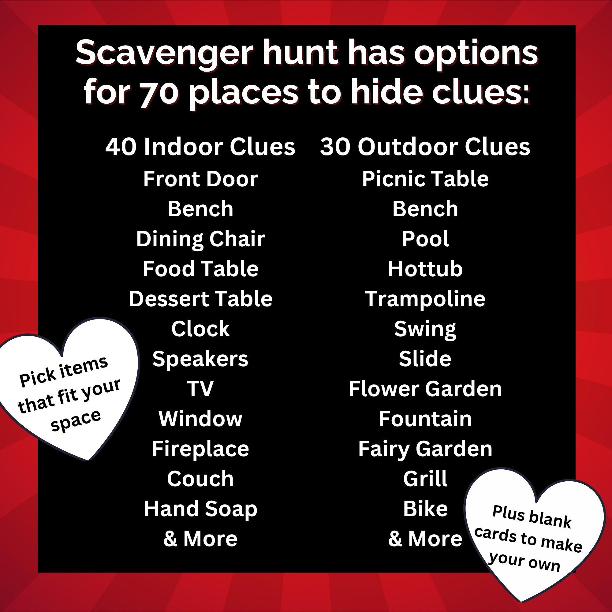 Rise of Red Scavenger Hunt, Descendants Party Games, Wicked Wonderland ...