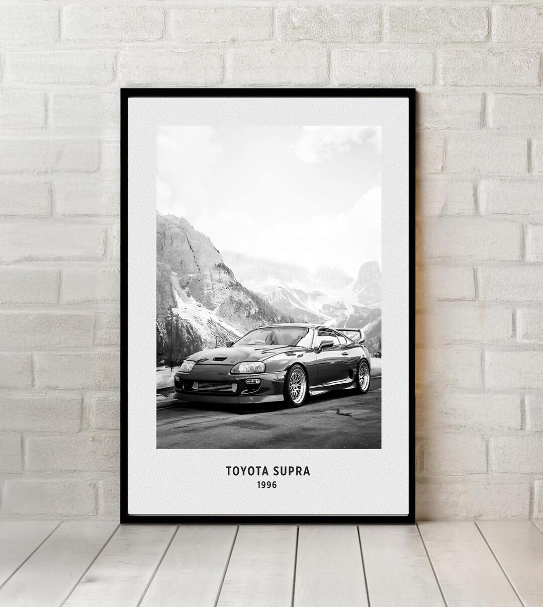 Toyota Supra 1996 MK4, Vintage Japanese Cars Print, Digital Download ...