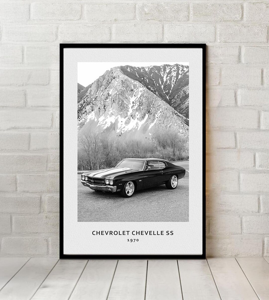 Chevrolet Chevelle SS 1970, American Muscle Cars Print, Digital ...