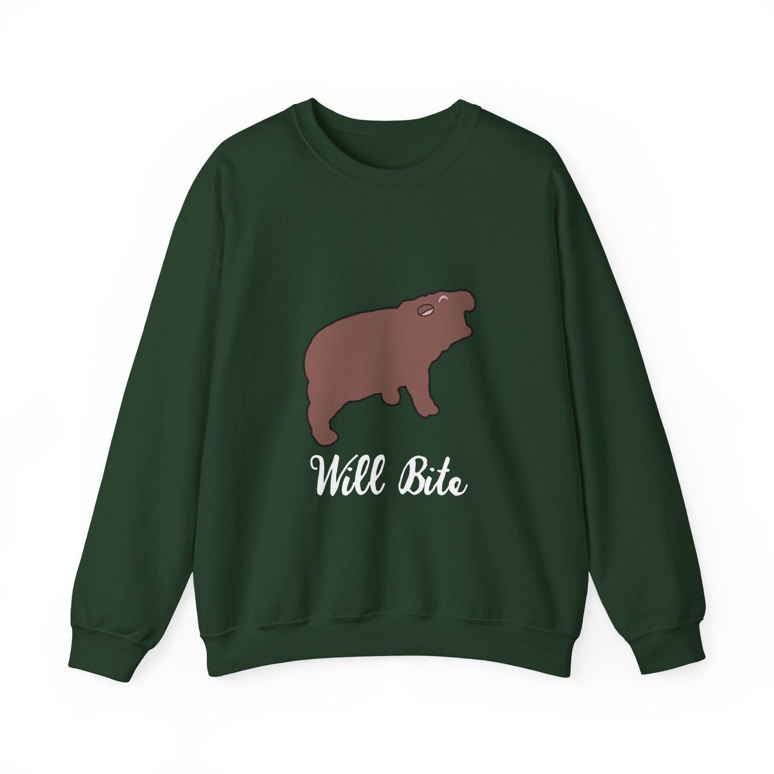 Moo Deng Bouncy Pig Viral Bite Chaos Tiktok Sweatshirt Unisex Crewneck ...
