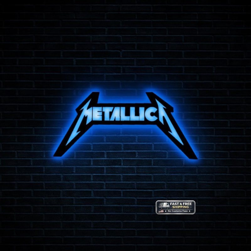 Heavy Metal Music Light - Etsy