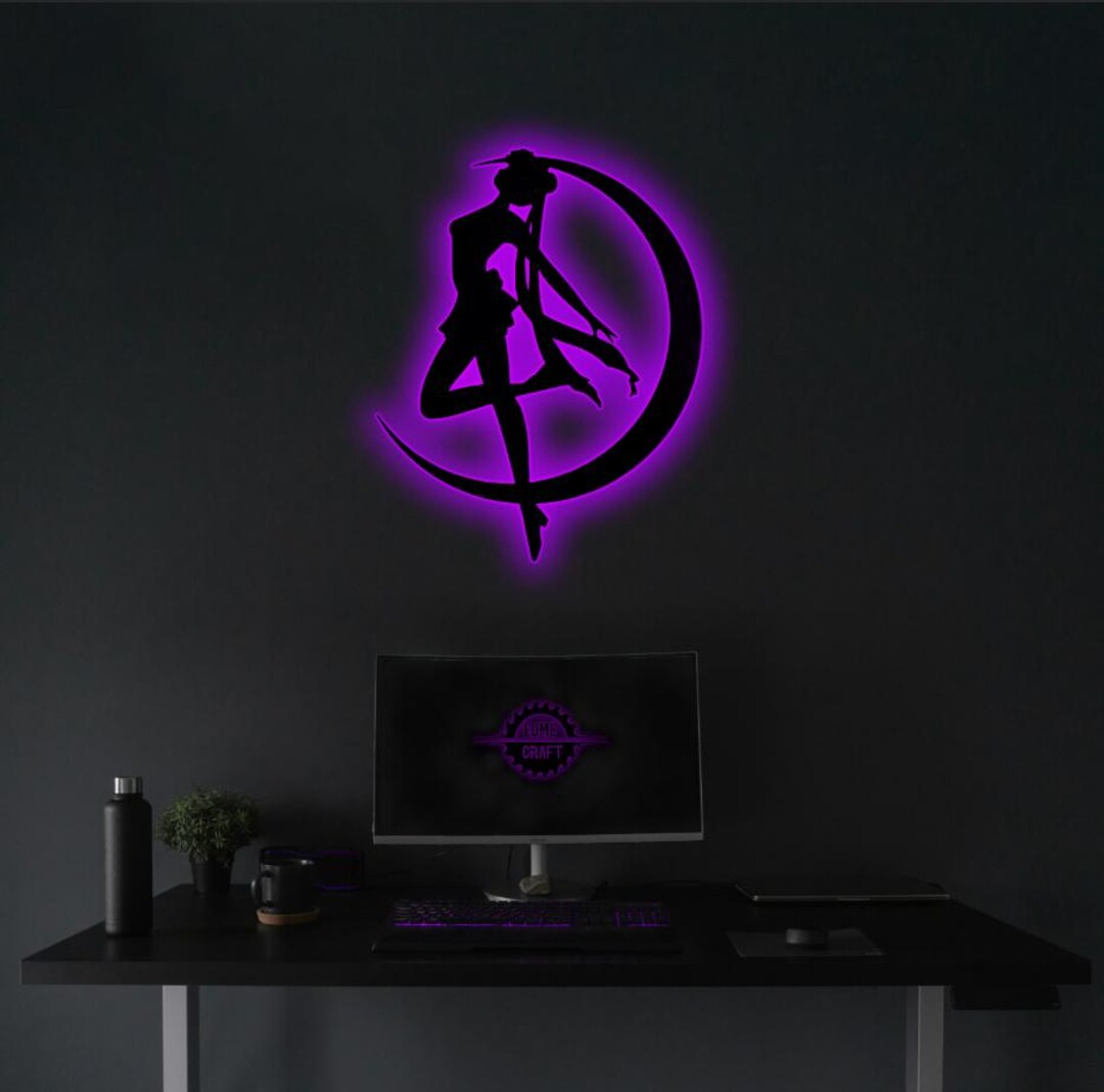 Sailor Moon Handmade Display Wooden Gift for Her Home Decor Wall Art ...