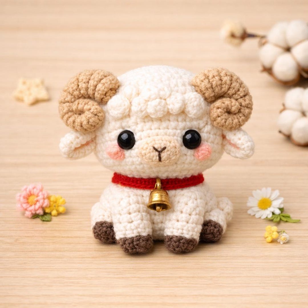 Aries Zodiac Cute Amigurumi Crochet Pattern, Crochet Aries PDF Tutorial ...