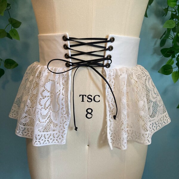 Black Lace Belt - Etsy