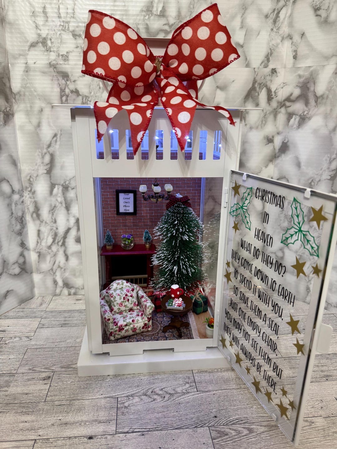 Christmas in Heaven Lantern, Memorial Lantern, Remembrance Lantern, in ...