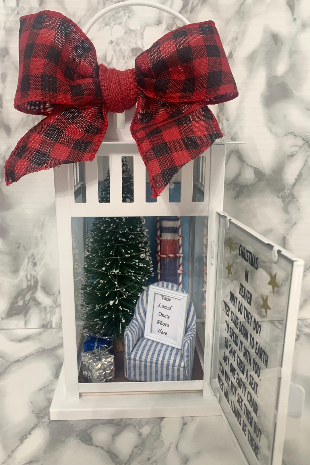 Christmas in Heaven Memorial Lantern: Personalized Remembrance Gift - Etsy