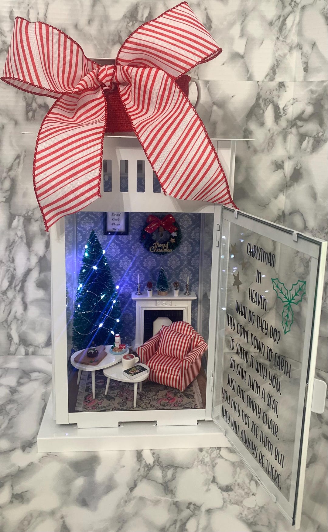 Christmas in Heaven Lantern, Memorial Lantern, Remembrance Lantern, in ...