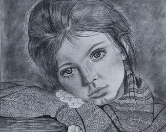 Cute Cat Pencil Sketch - Etsy