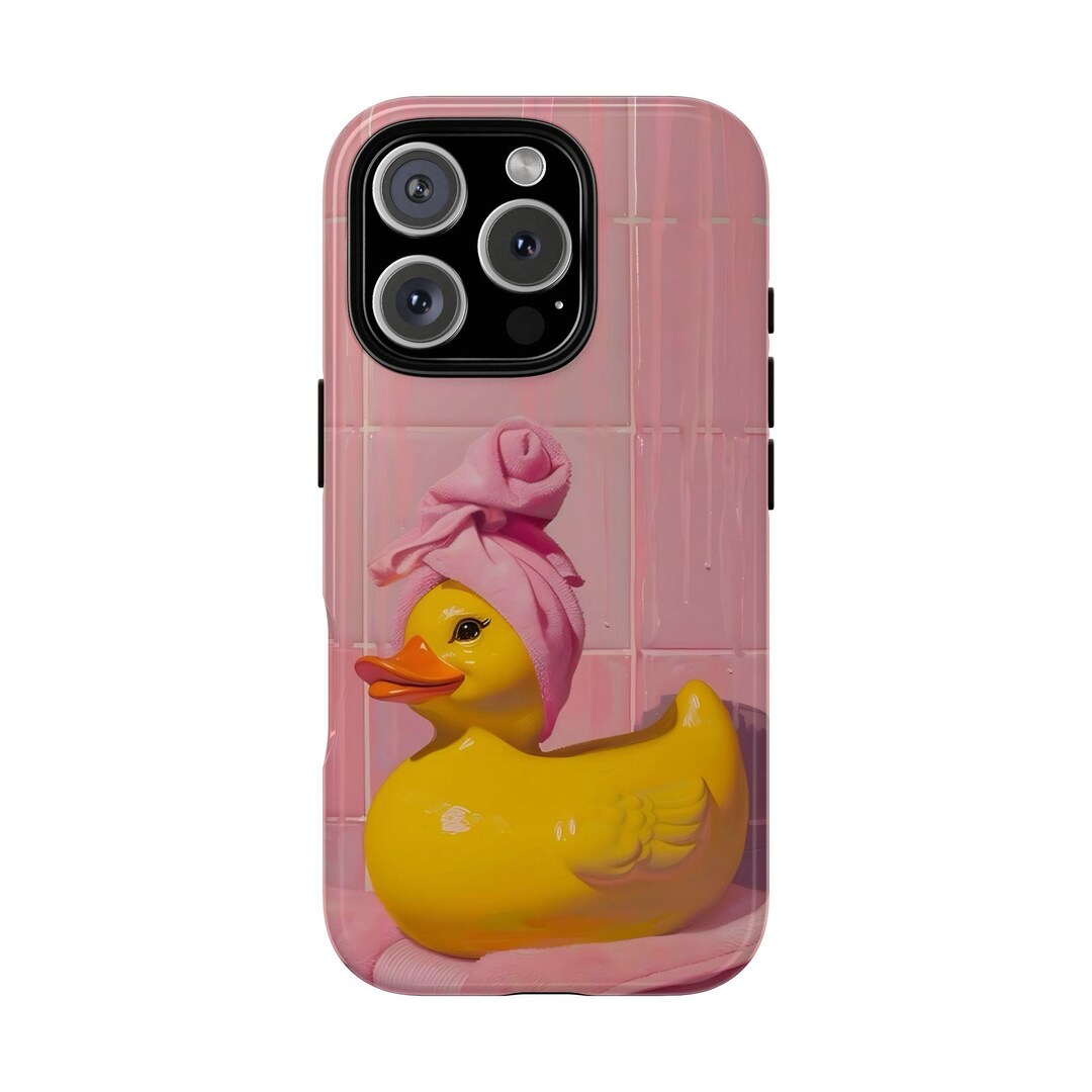 Rubber Duck Phone Case, Cute Duck Design, Fun Gift for Kids, Cute ...