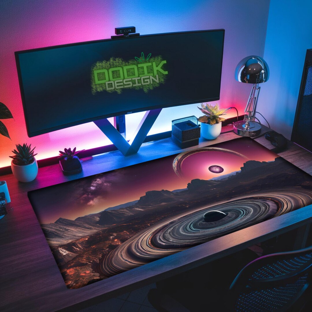 Cosmic Desk Mat - Space-themed Desk Mousepad, Perfect for Gamers ...