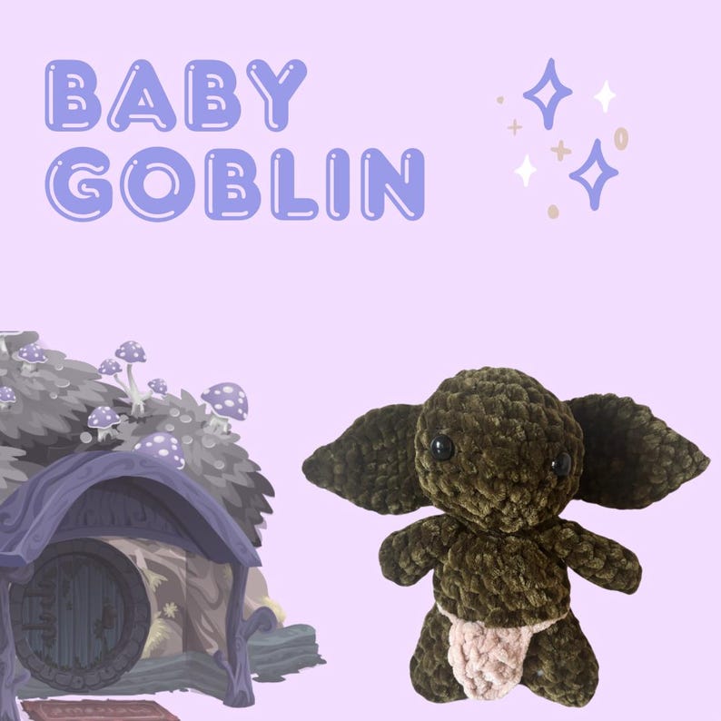 Baby Goblin Plush - Etsy