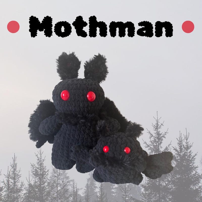 Mothman Plush - Etsy