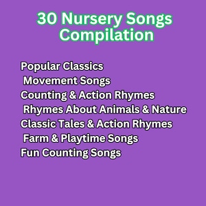 Nursery Songs Collection, Preschool Songs, Nursery Songs, Nursery ...