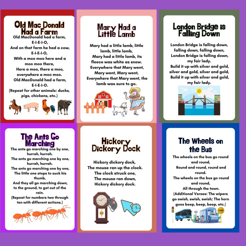 Nursery Songs Collection, Preschool Songs, Nursery Songs, Nursery ...