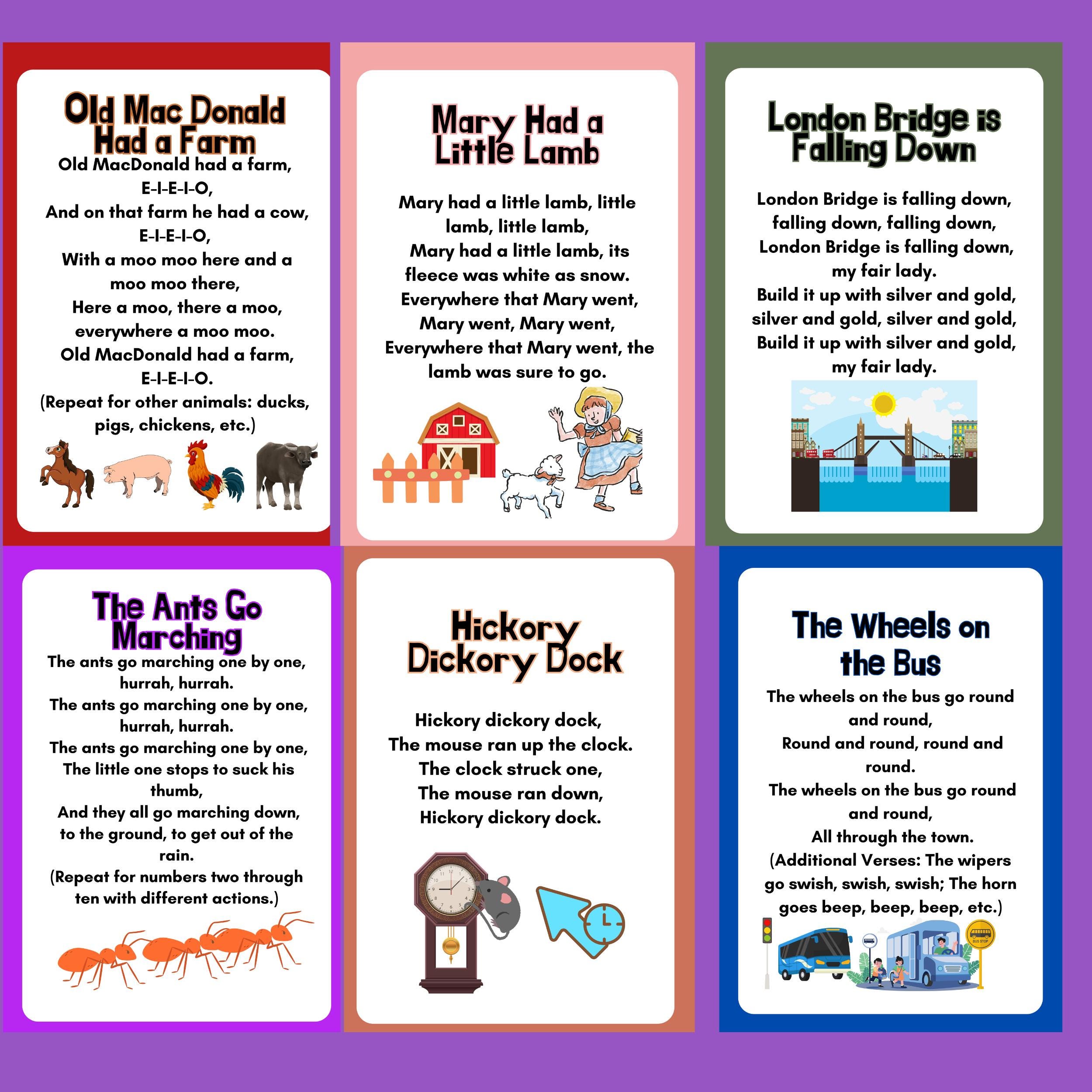 Nursery Songs Collection, Preschool Songs, Nursery Songs, Nursery ...