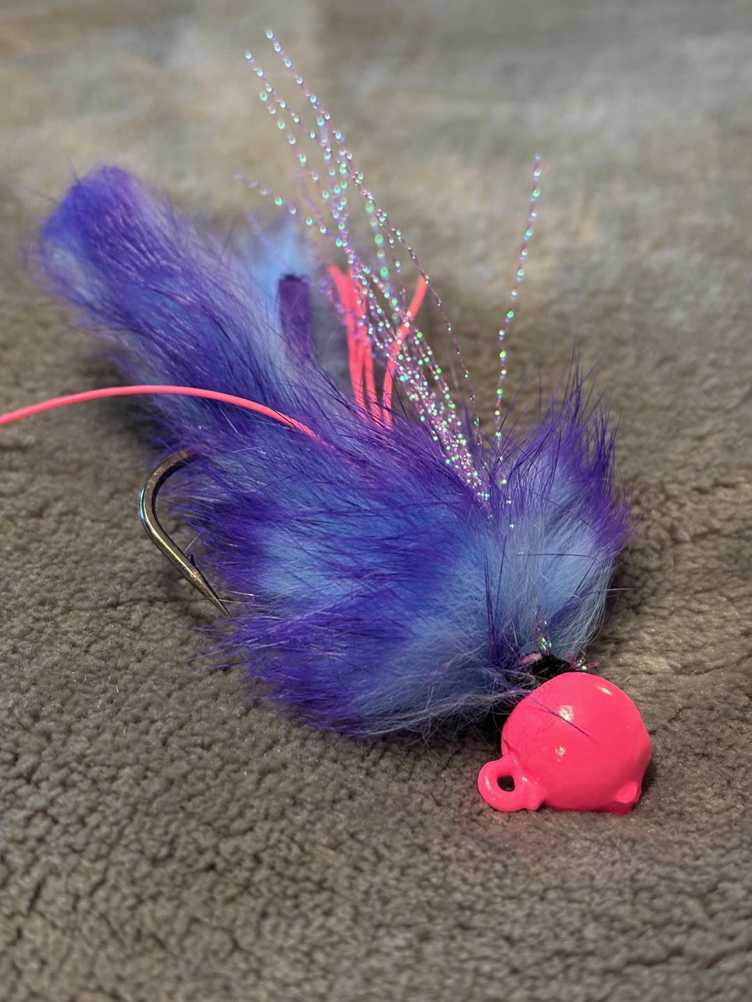 Twitching Jig (coho Candy) - Etsy