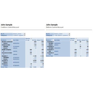 Complex Bookkeeping Excel Spreadsheet Template - Etsy