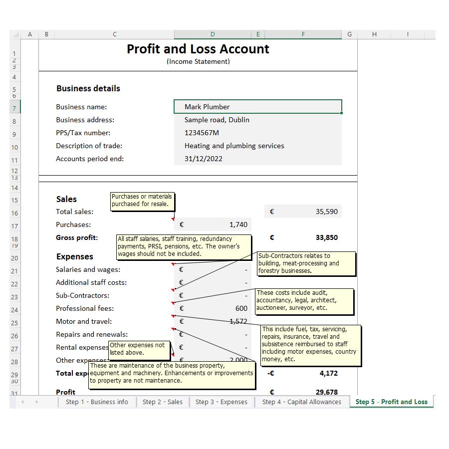 Simple Bookkeeping Excel Spreadsheet Template - Etsy