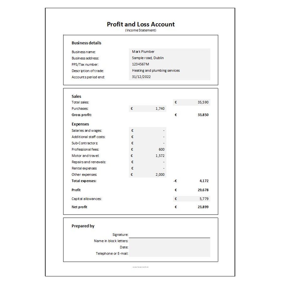 Simple Bookkeeping Excel Spreadsheet Template - Etsy