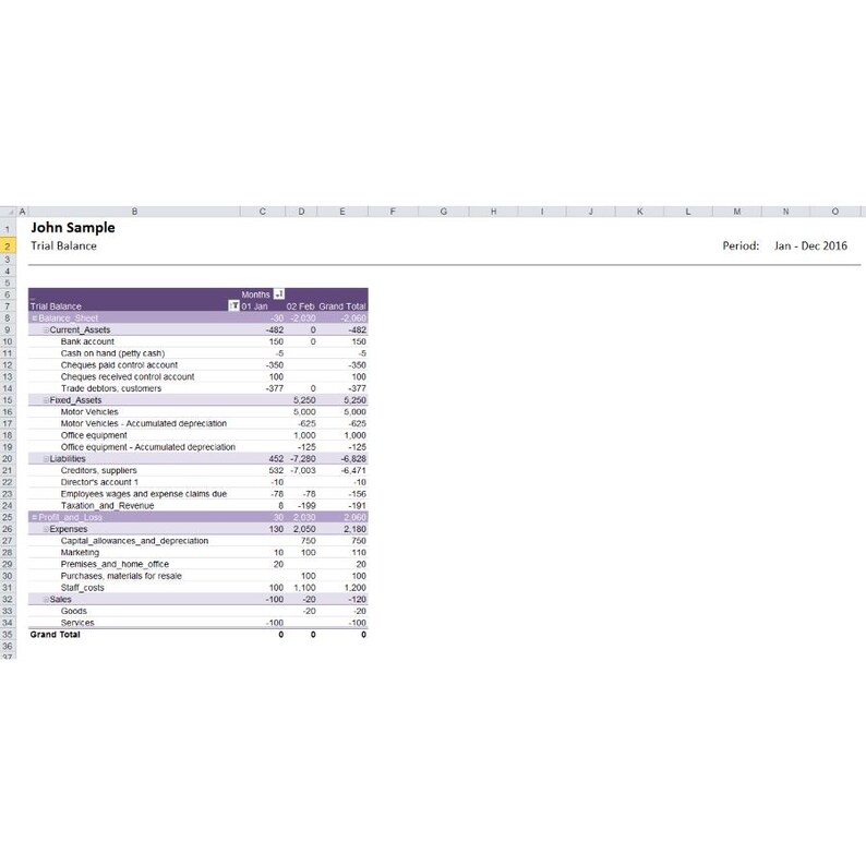 Complex Bookkeeping Excel Spreadsheet Template - Etsy