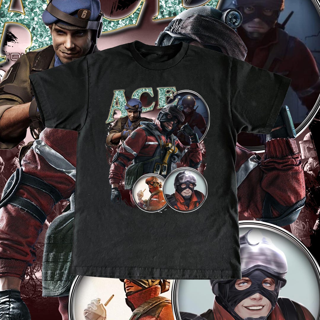 Rainbow Six Siege Ace Operator Tee Custom Vintage Design Gift High ...