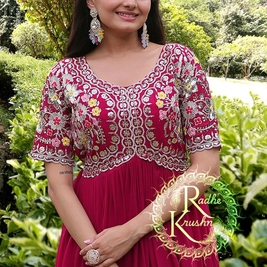 Red Sharara Suit 3 Pc Salwar Kameez Readymade Suit Sarara Suit Stylish ...