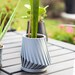 Angular Planter| Modern Angular Flower Pot| Minimalist Flower Pot With ...
