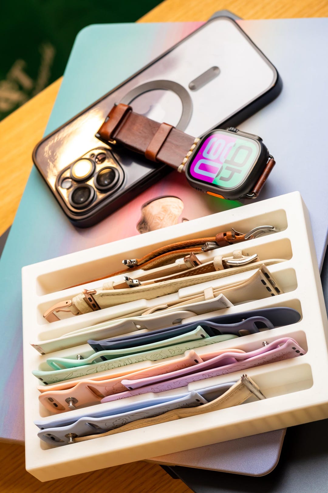 Apple Watch Band Organizer Strap Organizer Storage Minimalist Design - Etsy