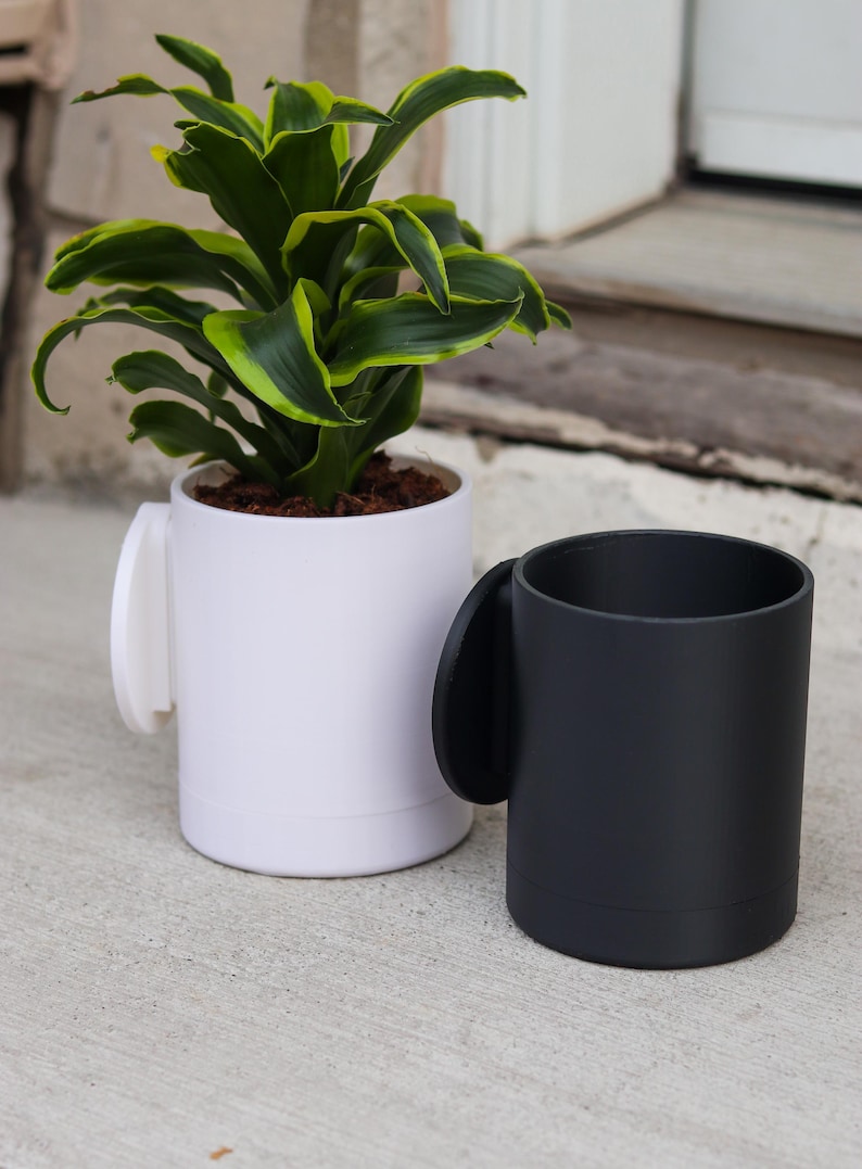 Wall-mounted Planter for 4-inch Plants - Modern Vertical Garden Decor ...