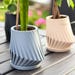Angular Planter| Modern Angular Flower Pot| Minimalist Flower Pot With ...