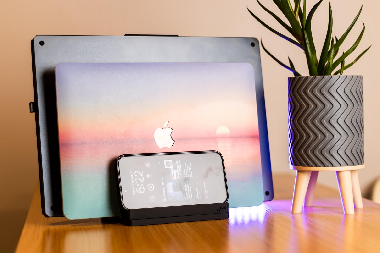 Sleek Multi-device Vertical Stand for Laptop, Tablet, and Phone - Etsy