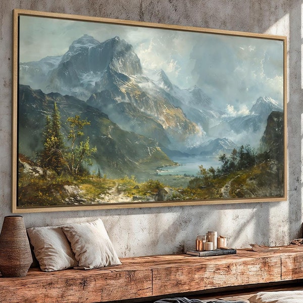 Alpine Painting - Etsy