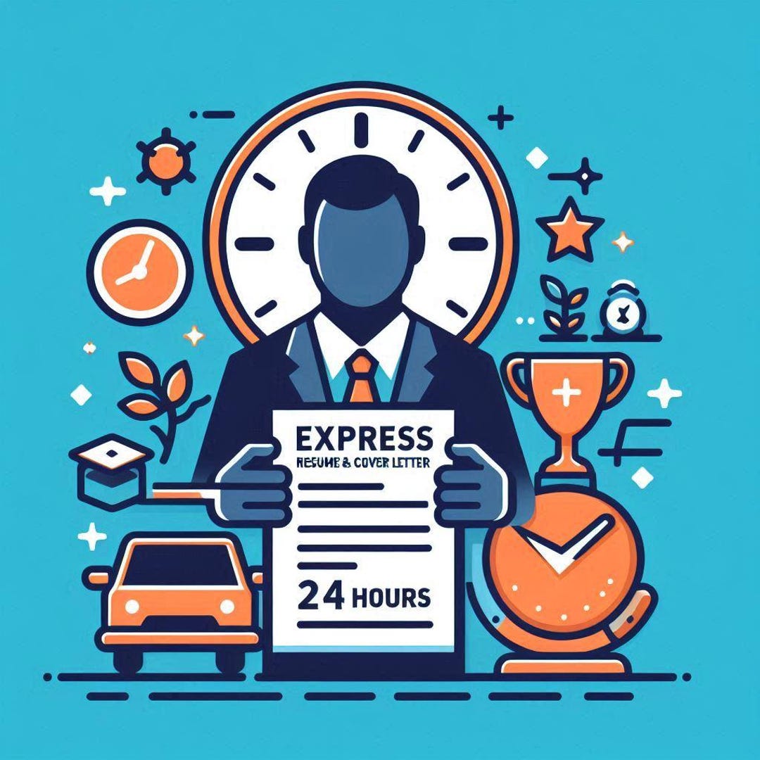 EXPRESS Resume & Cover Letter Review - Delivery in 24 Hours - Etsy