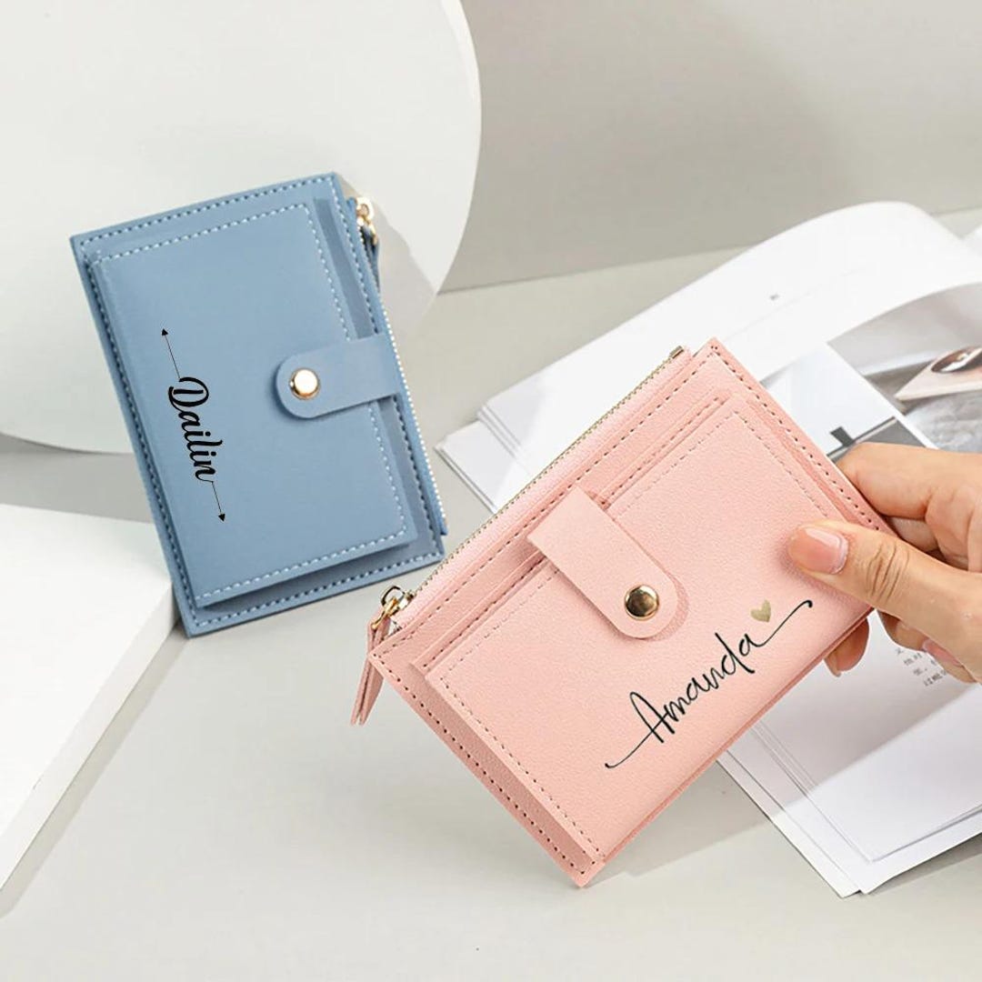 Personalised Wallet | Purse With Name | Purse With Initials | Custom ...
