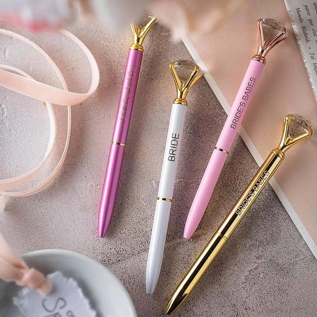Personalized Bridesmaid Diamond Pens | Custom Pen | Bridemaid Gift ...