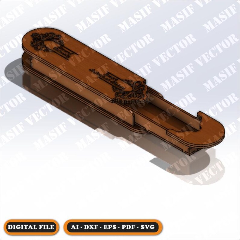 Laser Cut Files Wooden Pen Case - Etsy