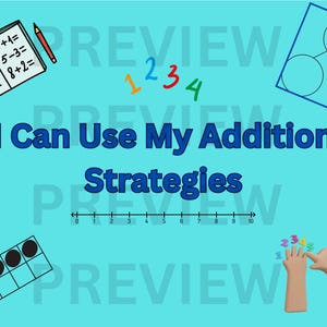Printable Strategy Cards for Addition- Tool Kit/ Free Digital Video ...