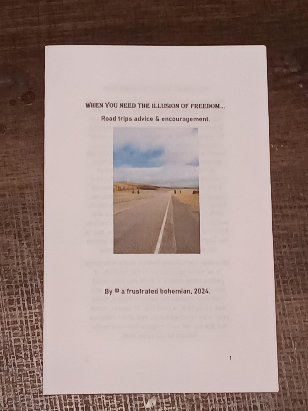 Zine, Travel, Roadtrip, Road Trip, Print, Print is Not Dead, Indie, - Etsy