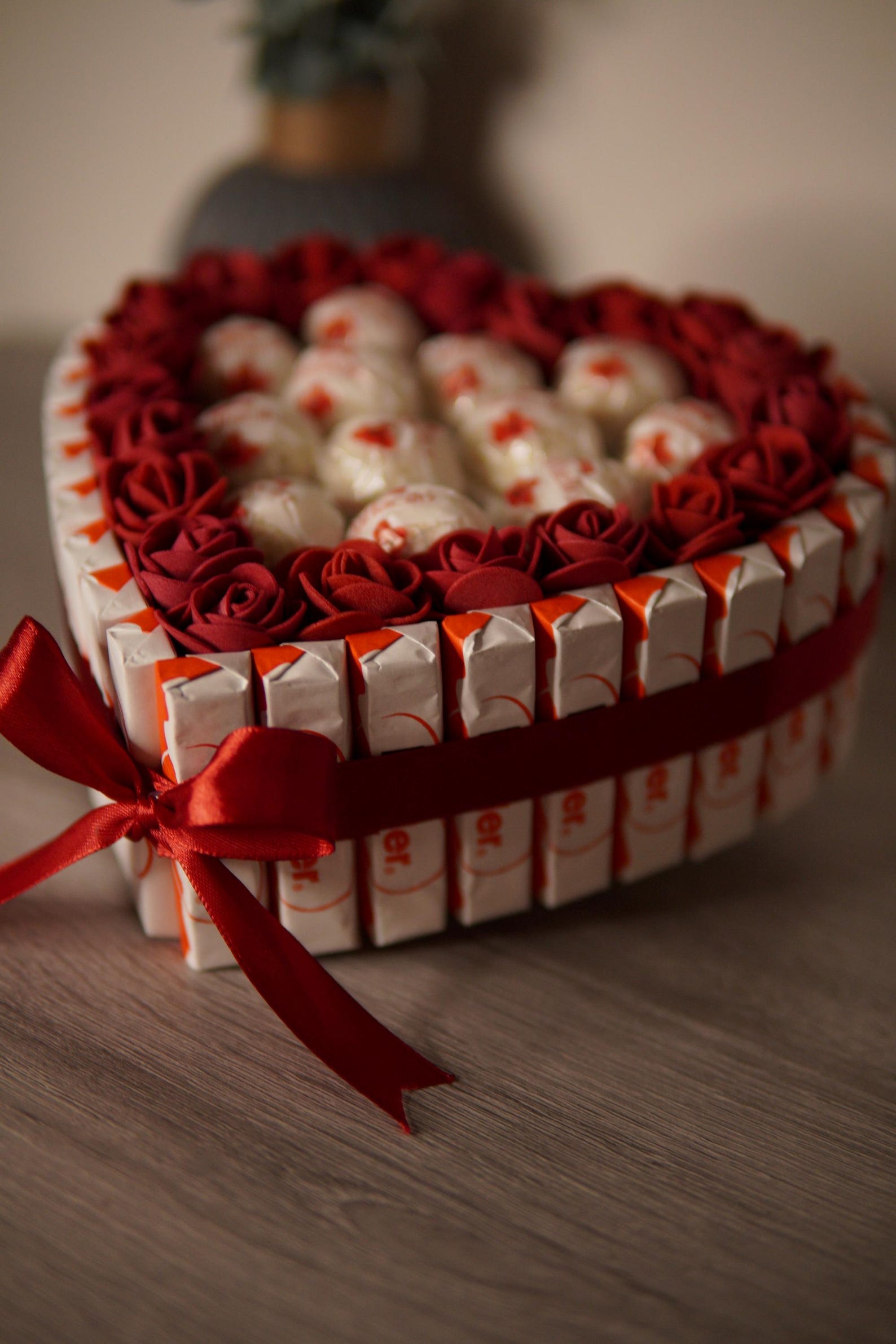 Luxurious Duo: Kinder & Raffaello Temptations! Heart Shaped Chocolate ...