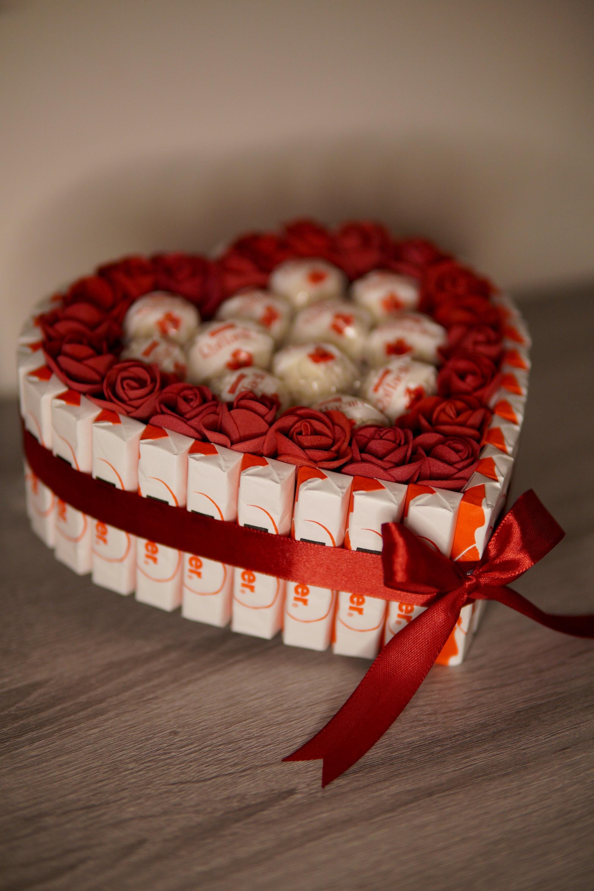 Luxurious Duo: Kinder & Raffaello Temptations! Heart Shaped Chocolate ...