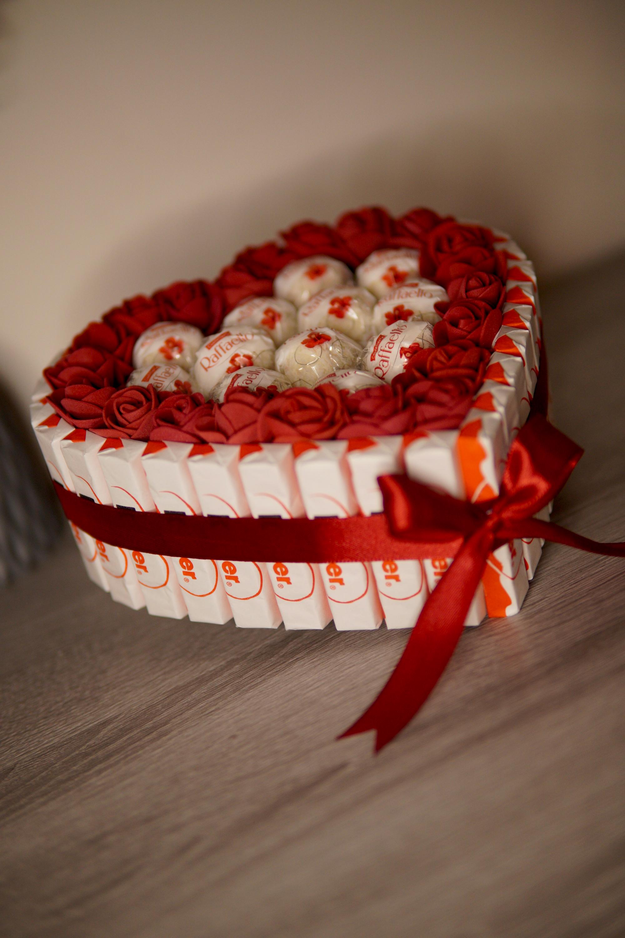 Luxurious Duo: Kinder & Raffaello Temptations! Heart Shaped Chocolate ...