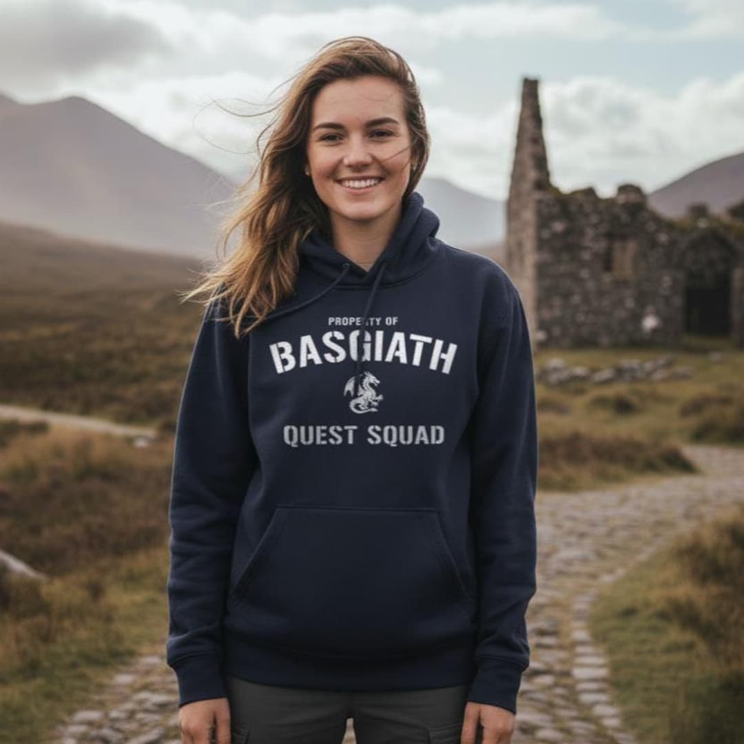 Basgiath Quest Squad Hoodie: Fourth Wing Romantasy Fan Apparel - Etsy