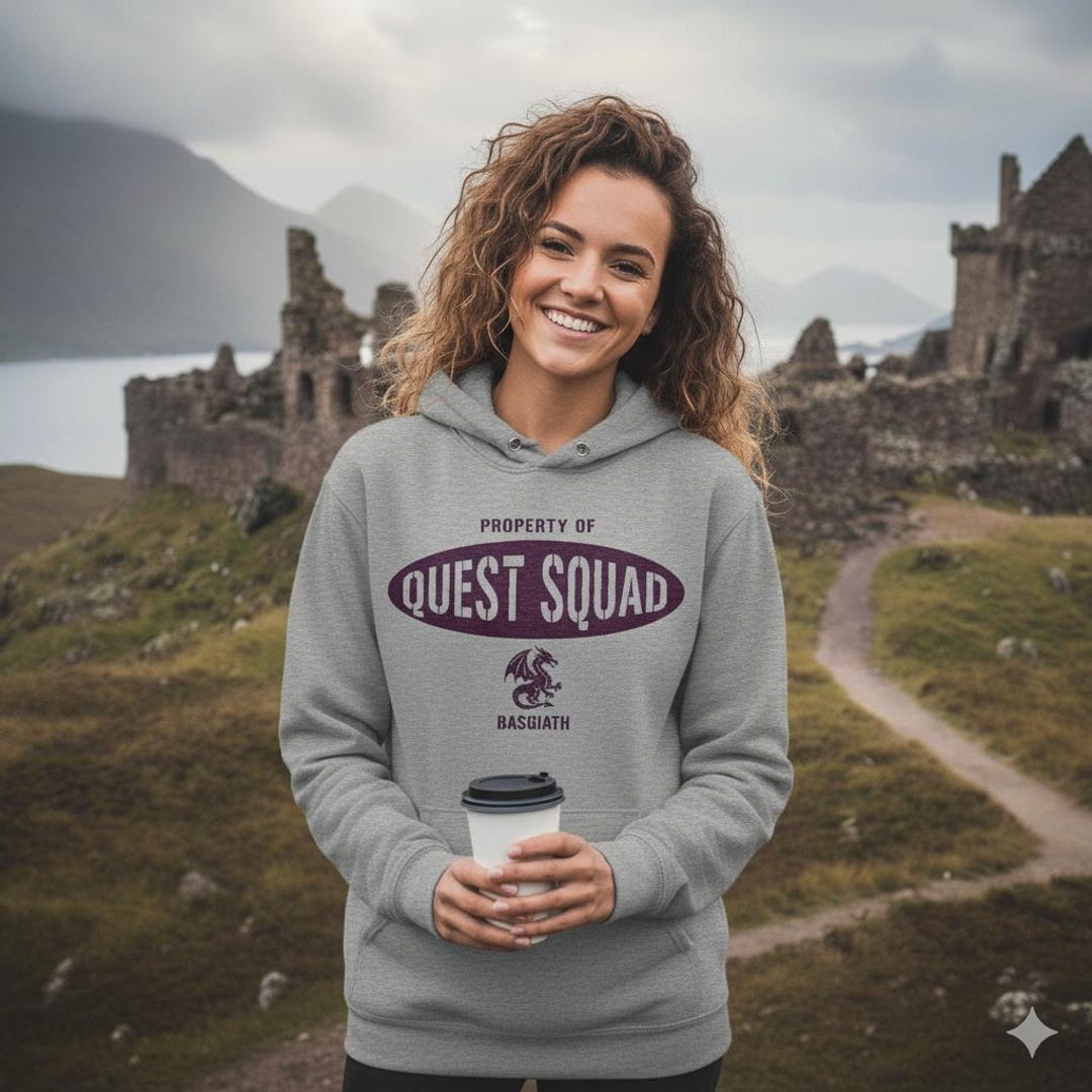 Quest Squad Hoodie - Dragon Rider Gift - Etsy