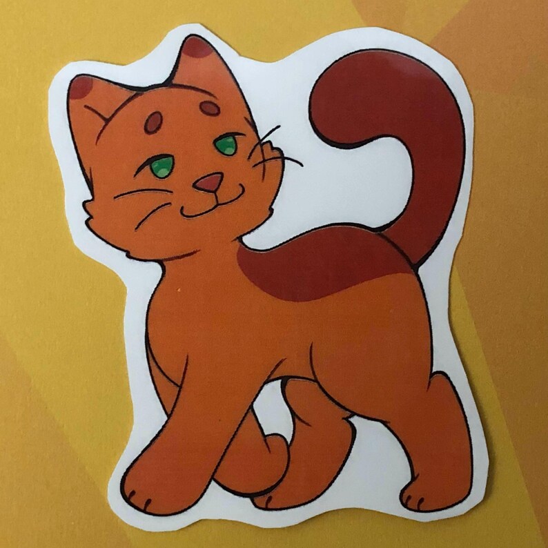 Warrior Cats Chibi Protagonist Stickers Set 1 firestar, Squirrelflight ...